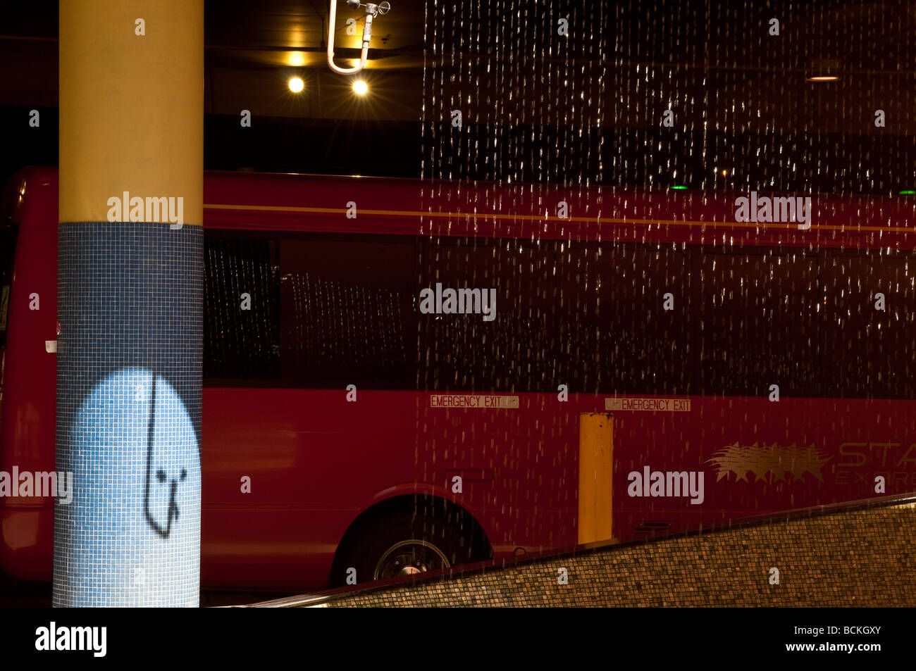 Emergency exit on a bus hi-res stock photography and images - Alamy