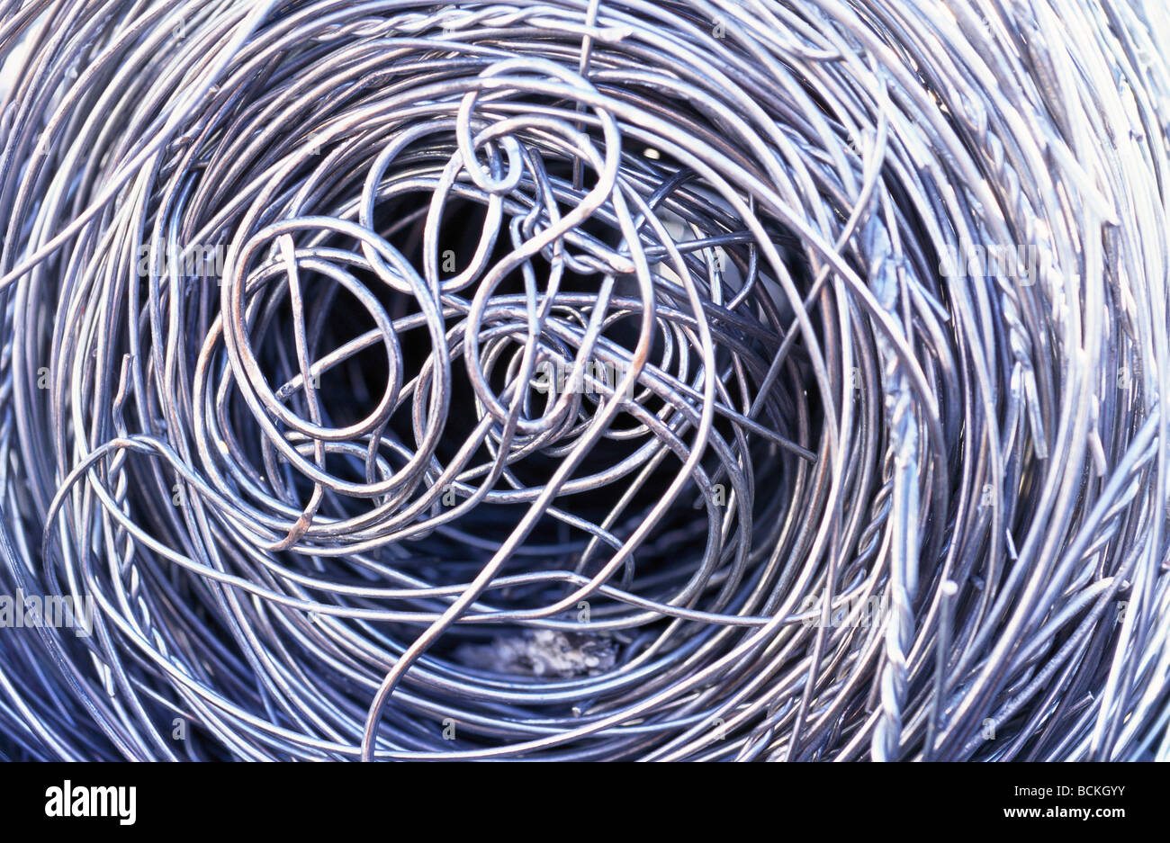 Metal wire, full frame Stock Photo - Alamy