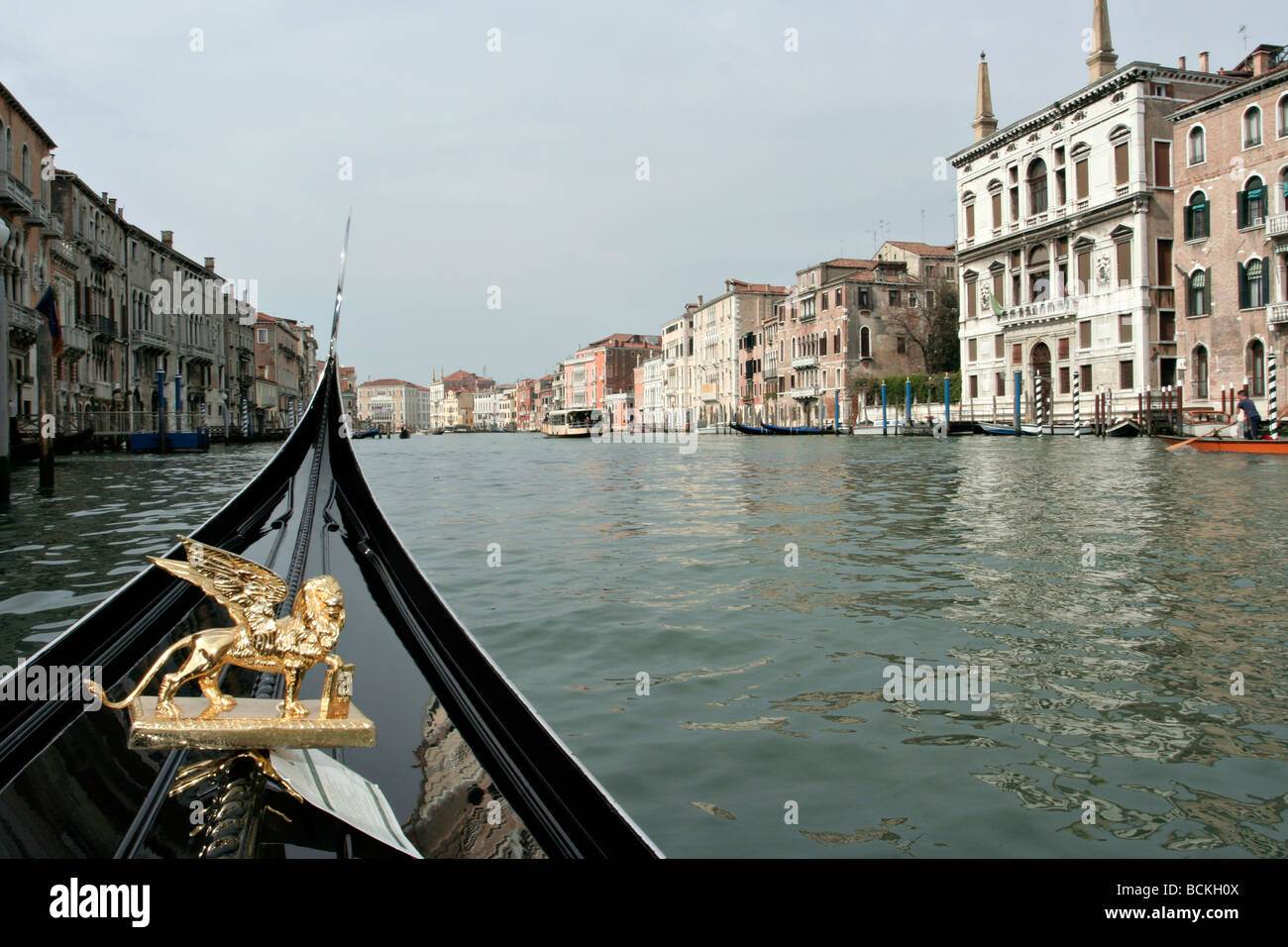 Buildings along the waterfront in Venice Stock Photo - Alamy