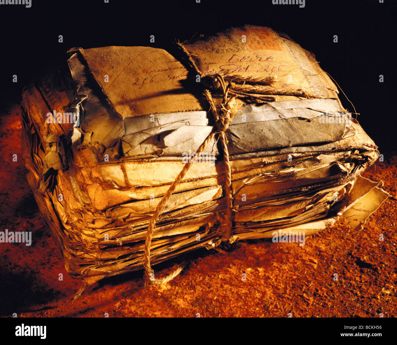 Old letters bundle hi-res stock photography and images - Alamy