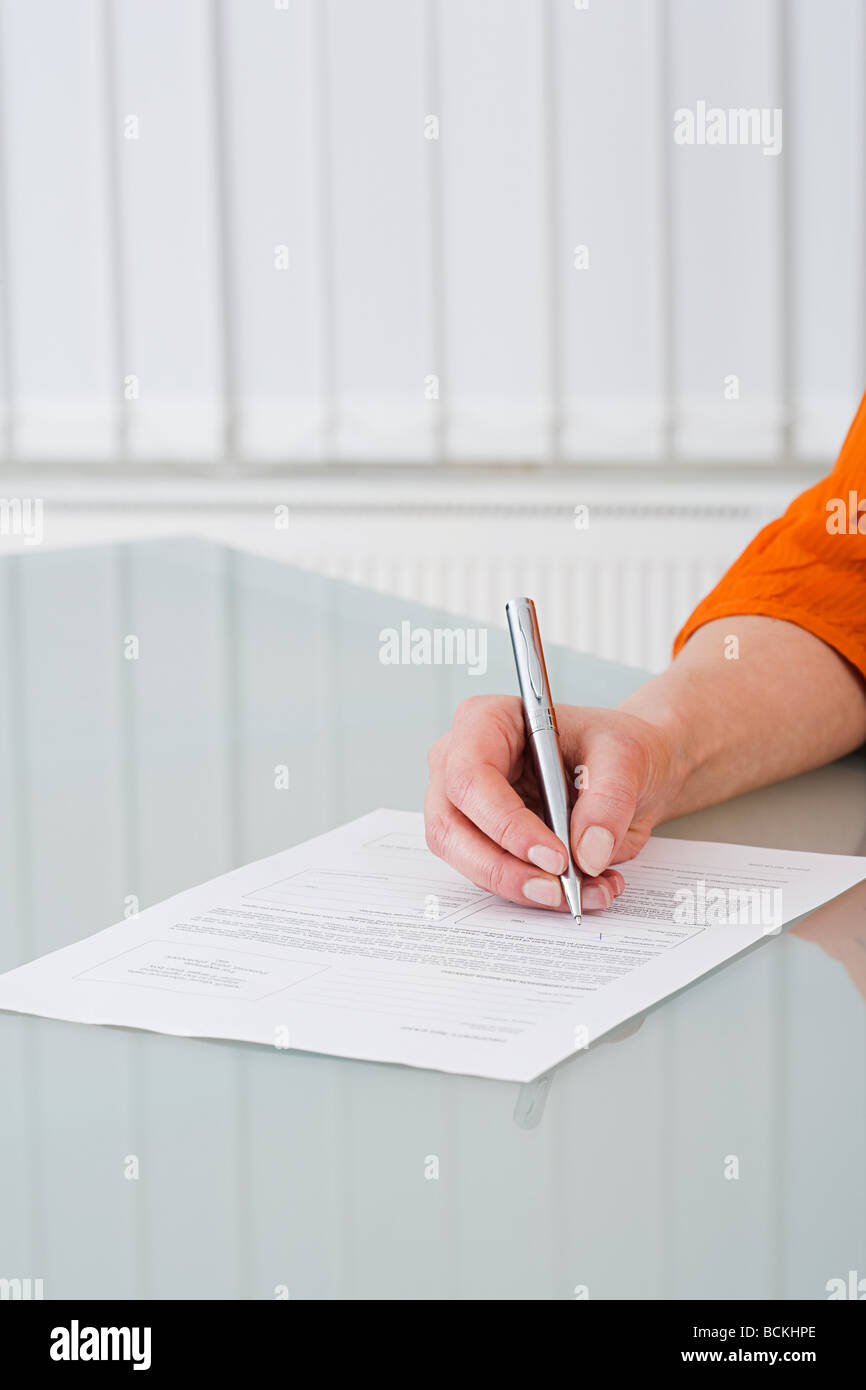 Pen and paper Stock Photo - Alamy