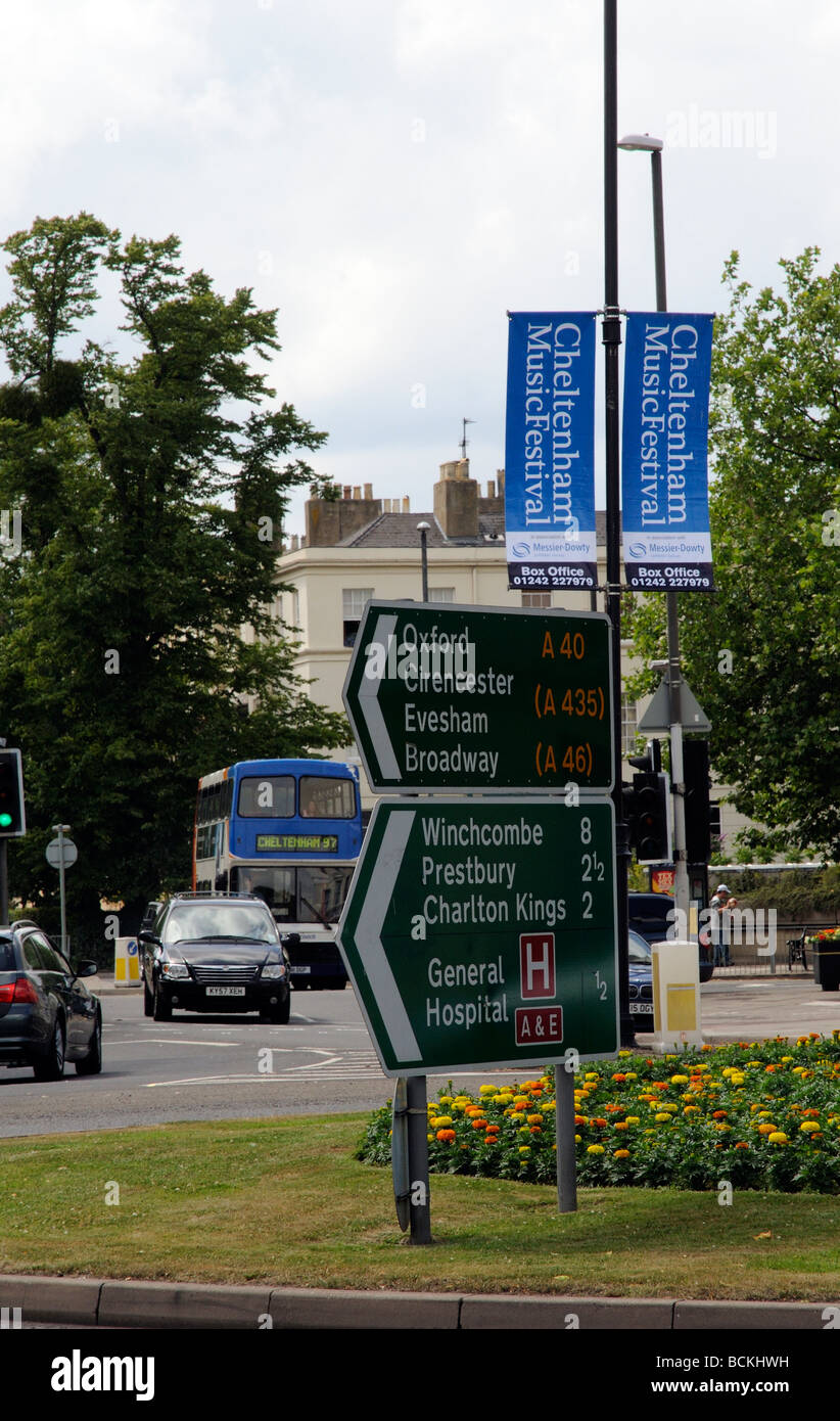 Cheltenham Spa Gloucestershire England UK stagecoach bus the town ...