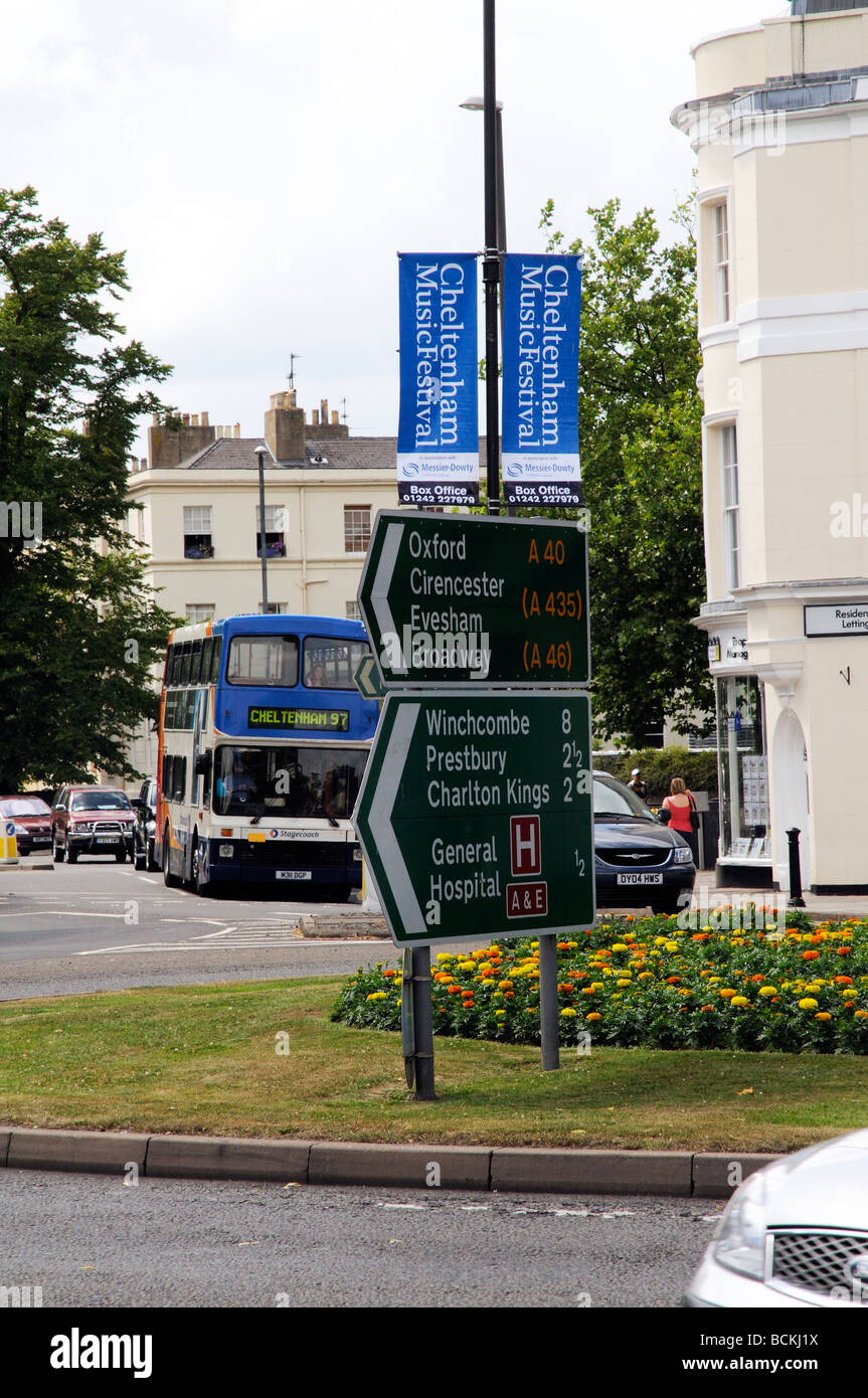 Cheltenham Spa Gloucestershire England UK stagecoach bus the town ...
