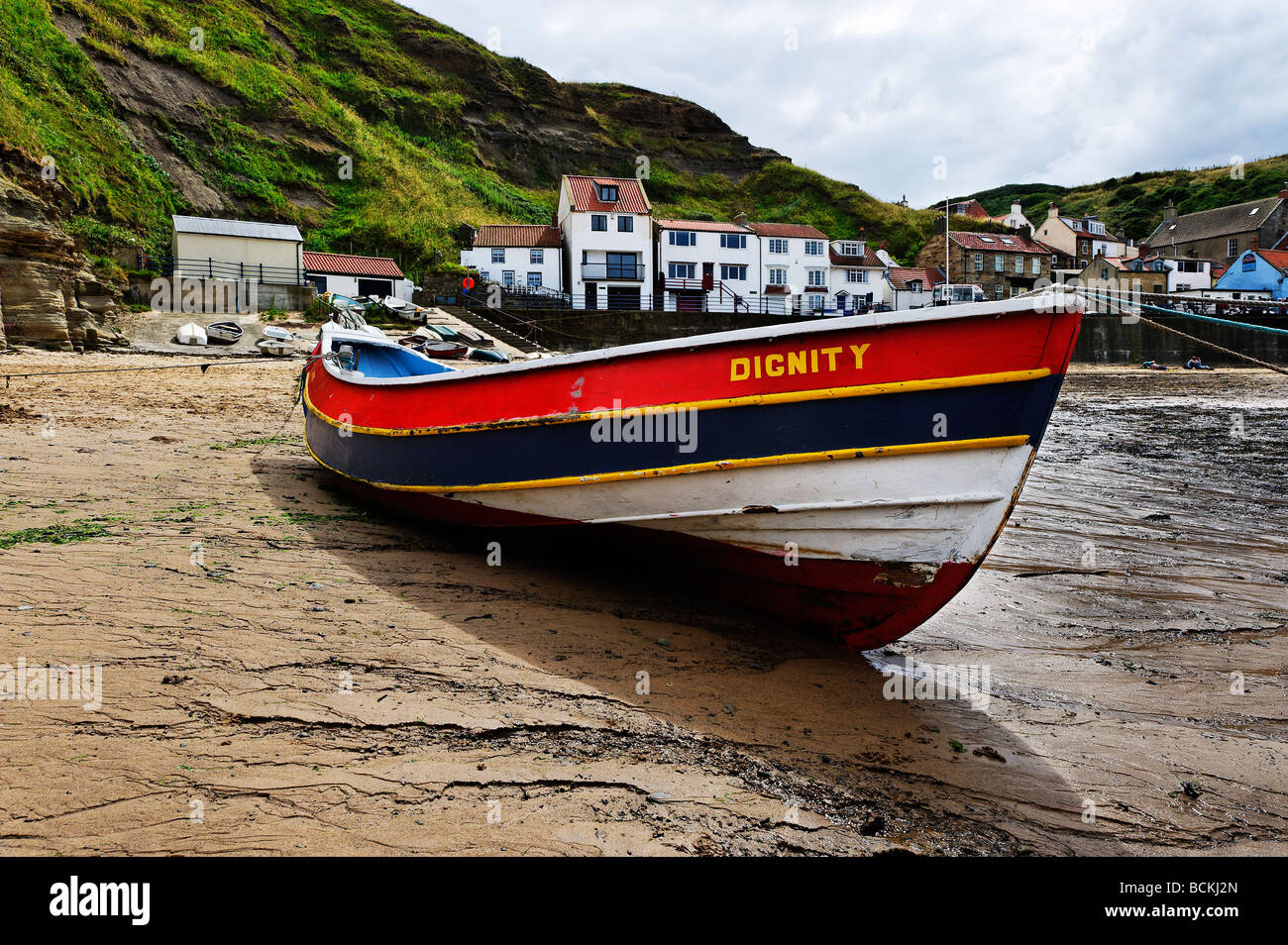 Yorkshire coble boat hi-res stock photography and images - Alamy