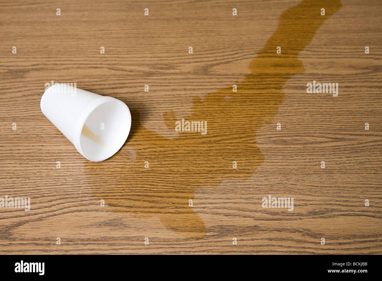 Spilt coffee and desk hi-res stock photography and images - Alamy