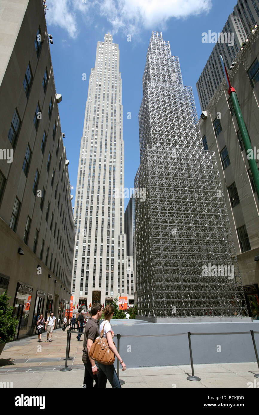 USA, New York, architecture, Rockefeller Center Stock Photo - Alamy