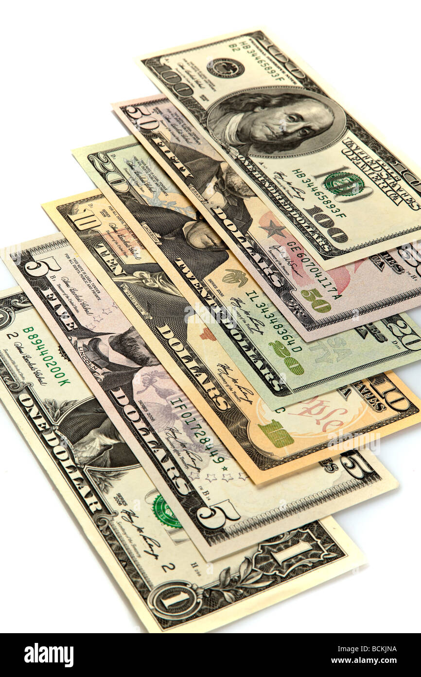 U.S. Dollars banknotes Stock Photo - Alamy