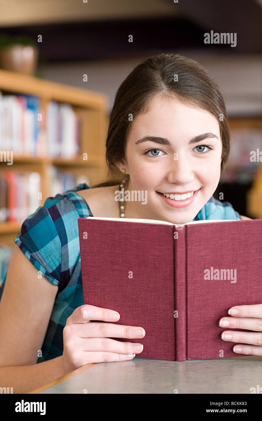 Girl With A Book High Resolution Stock Photography and Images - Alamy