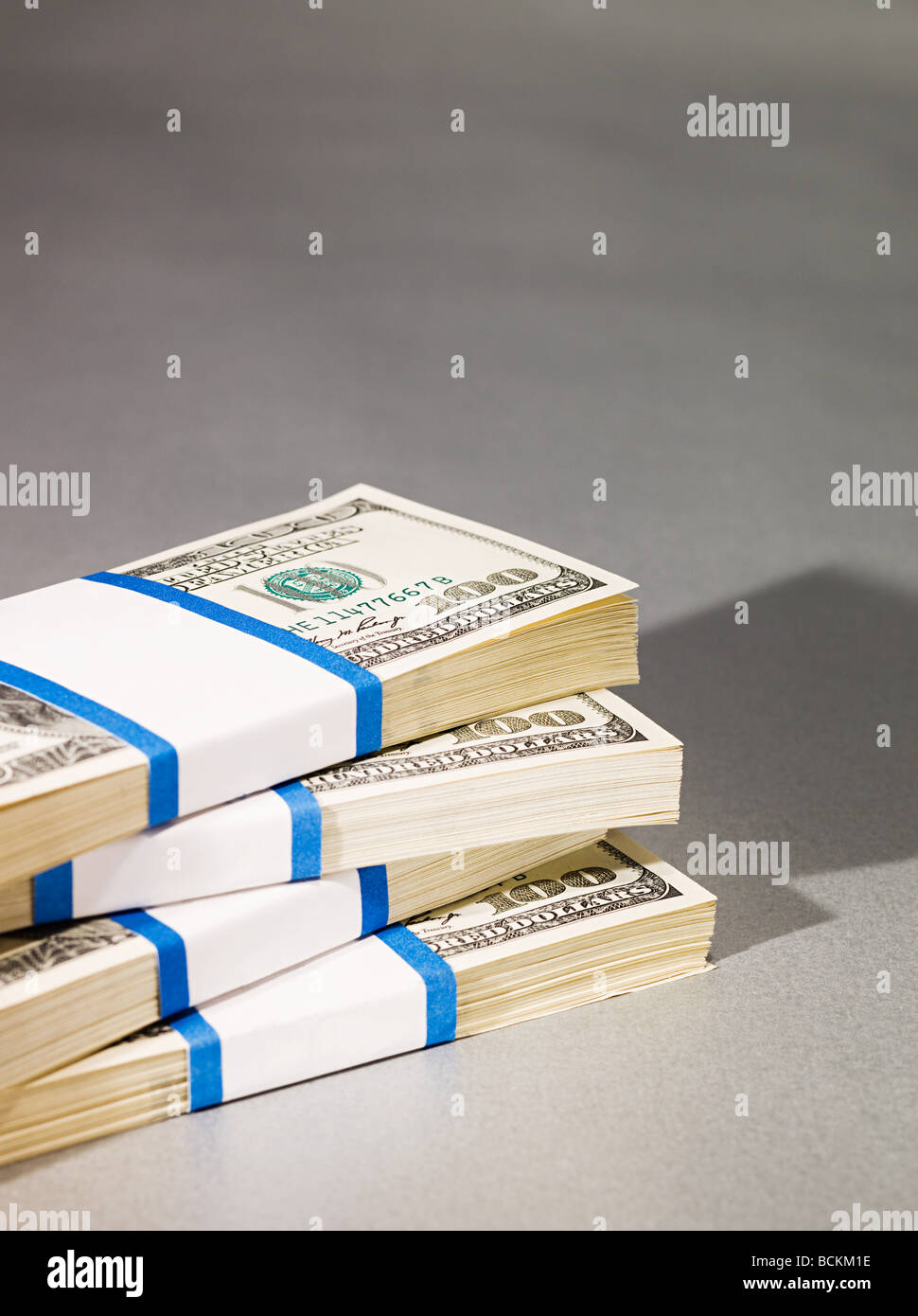 Hundred dollar bill stack hi-res stock photography and images - Alamy