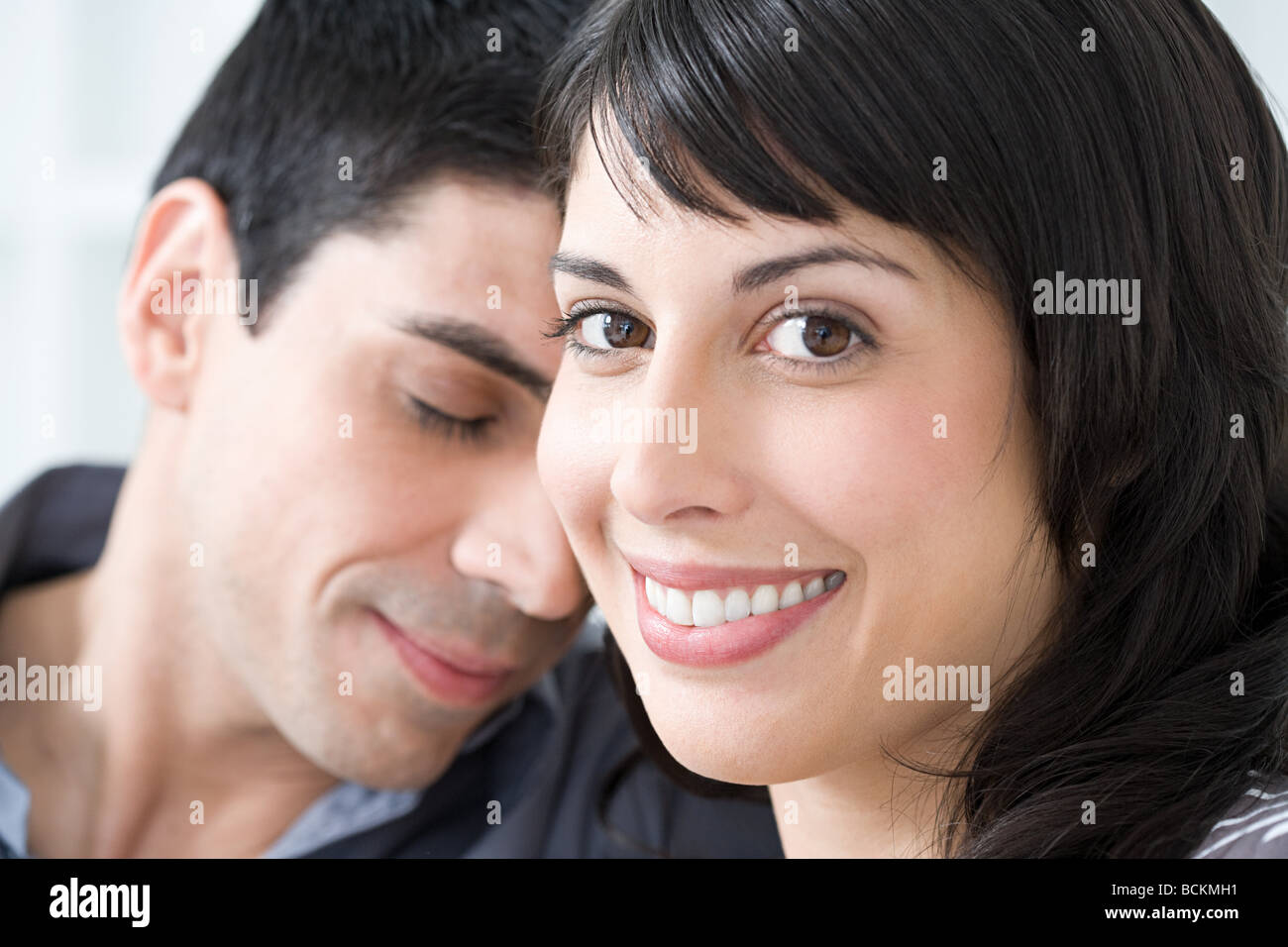Happy loving hispanic couple Stock Photo - Alamy