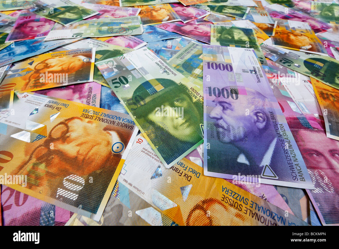 Swiss Franc, money and currency of Switzerland Stock Photo - Alamy