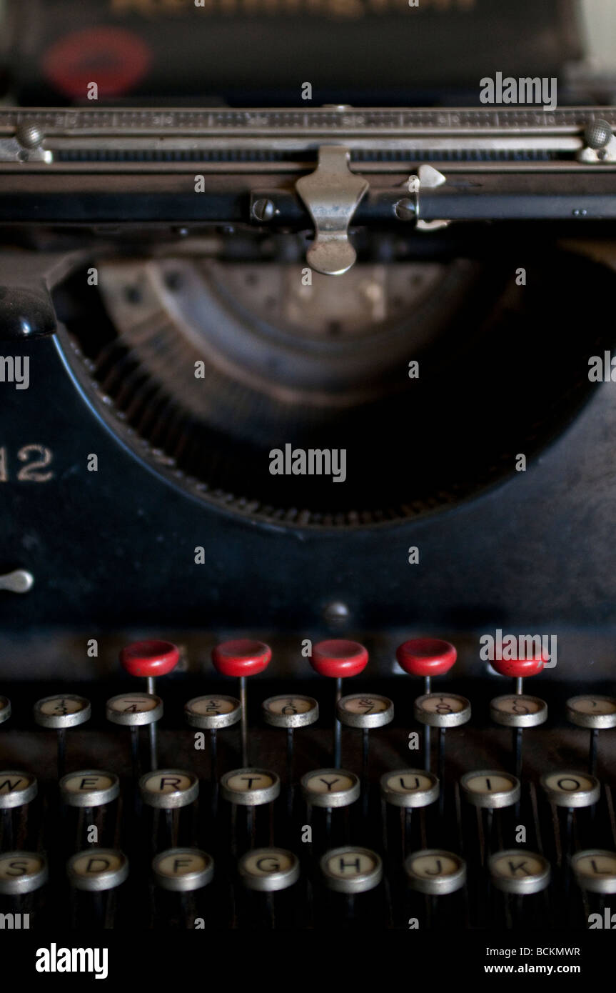 Old typewriter keys Stock Photo - Alamy