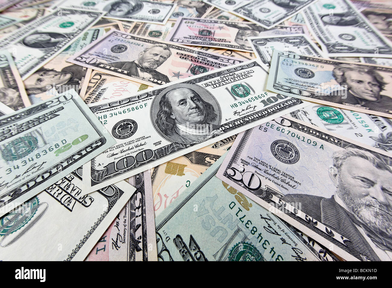 U.S. Dollars banknotes of the United States of America Stock Photo - Alamy
