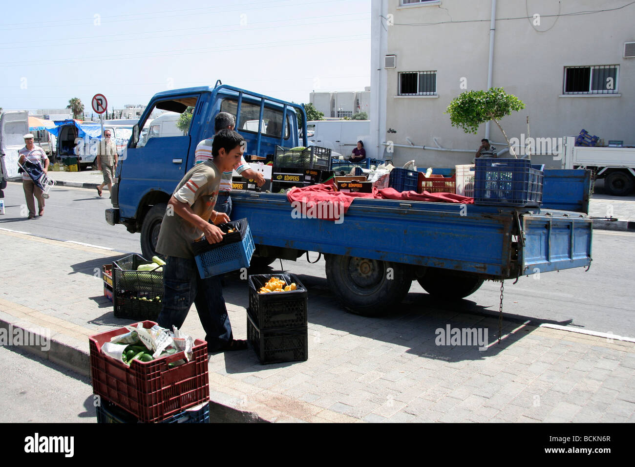 kyrenia Market North Cyprus Stock Photo - Alamy