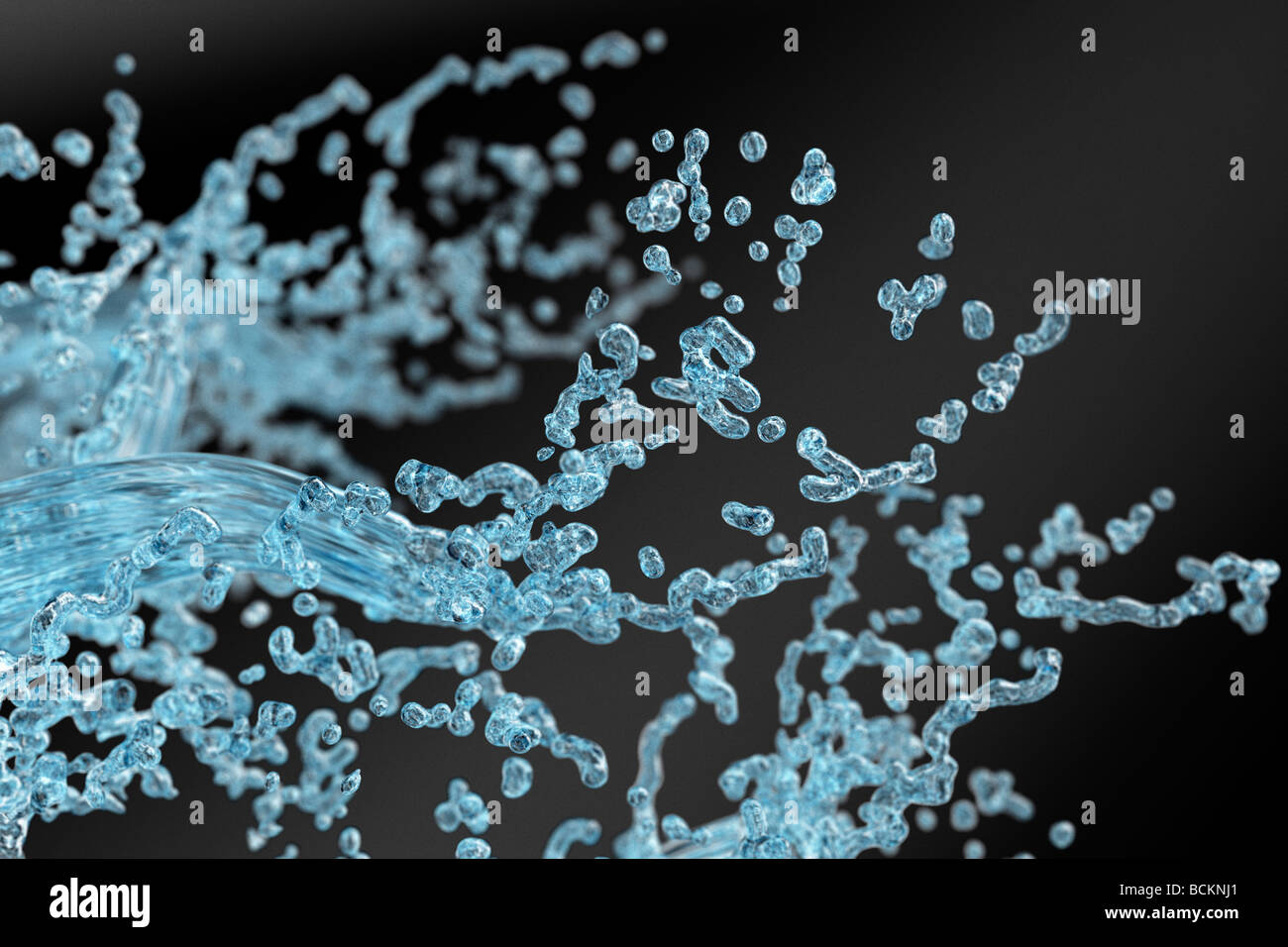 Water Splashing Background Stock Photo - Alamy