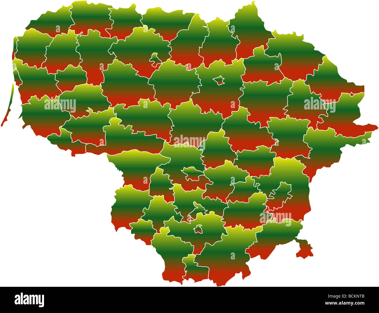 There is a map of Lithuania country Stock Photo - Alamy