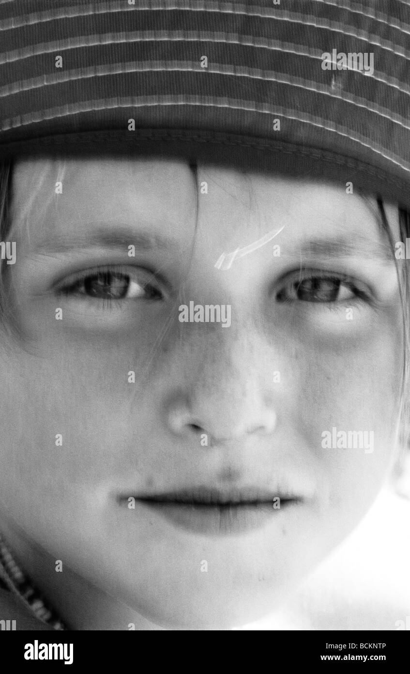 Close up shot girl Black and White Stock Photos & Images - Alamy
