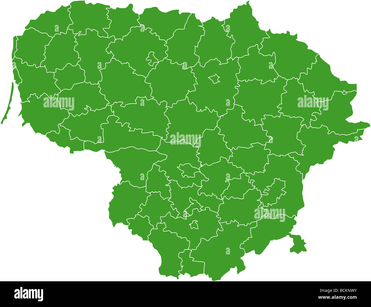Country lithuania map hi-res stock photography and images - Alamy