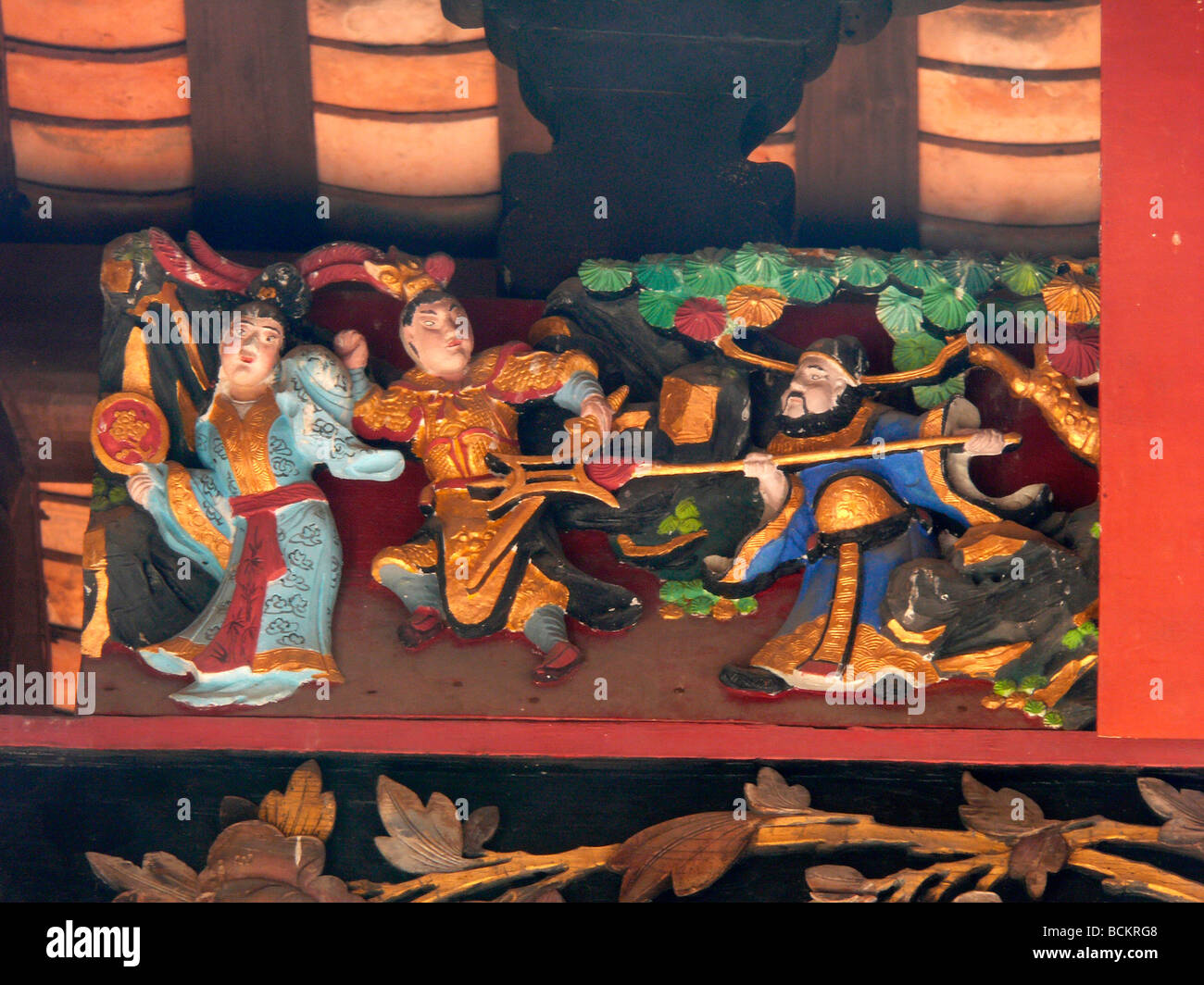 China Hong Kong Yuen Long district Tang ancestral hall at Ping Shan ...