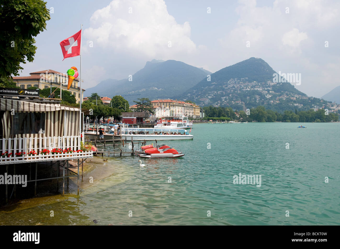 Lugano city center hi-res stock photography and images - Alamy