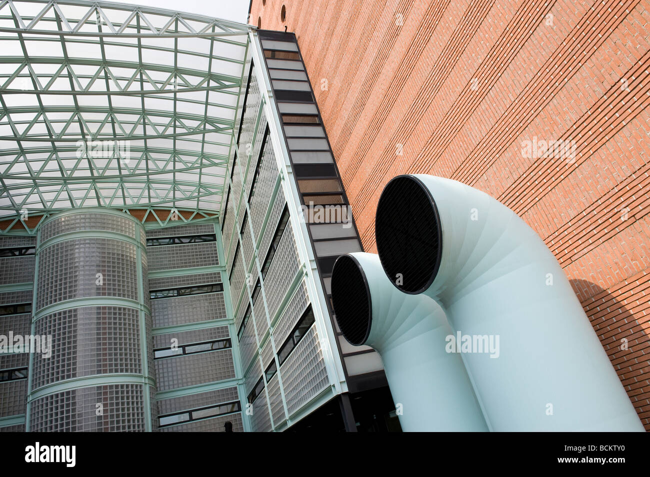 modern architecture in lugano, switzerland Stock Photo - Alamy