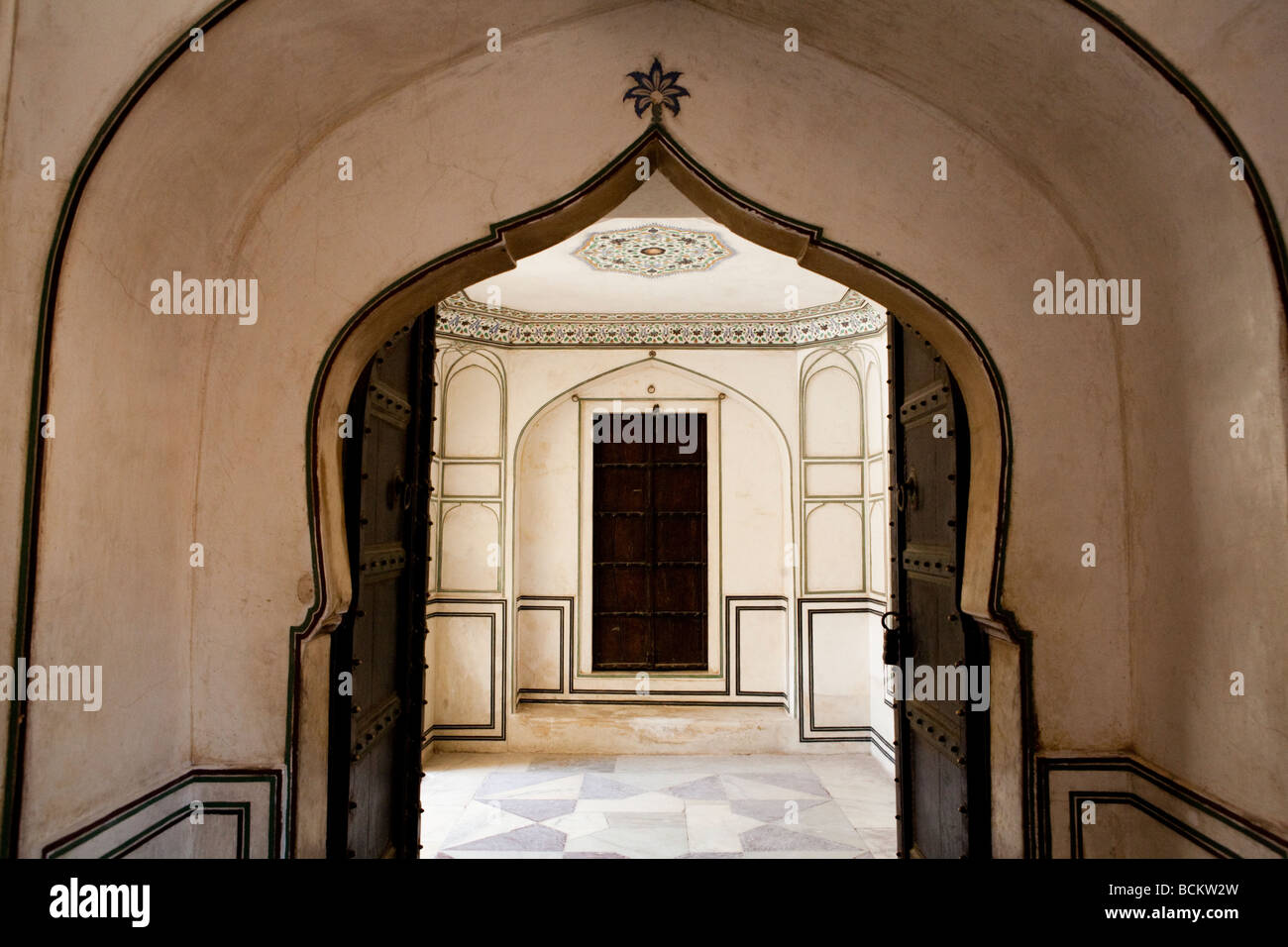 Amber fort india interior hi-res stock photography and images - Alamy