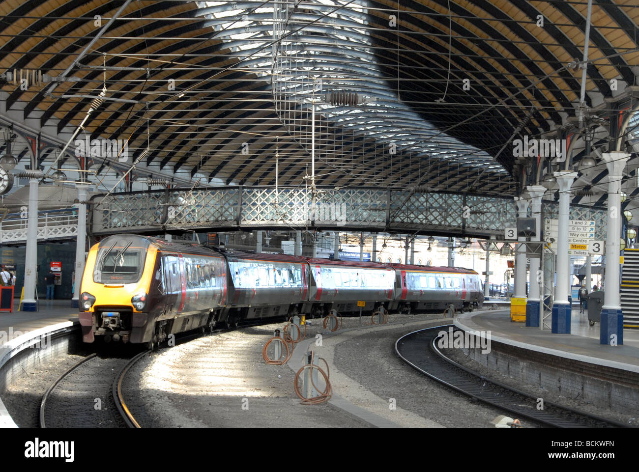 Newcastle Station England Stock Photo - Alamy
