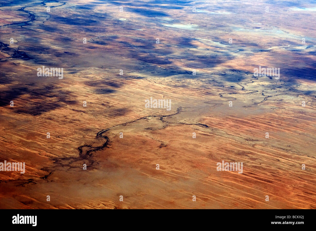 Aerial view of the Australian Outback Stock Photo - Alamy