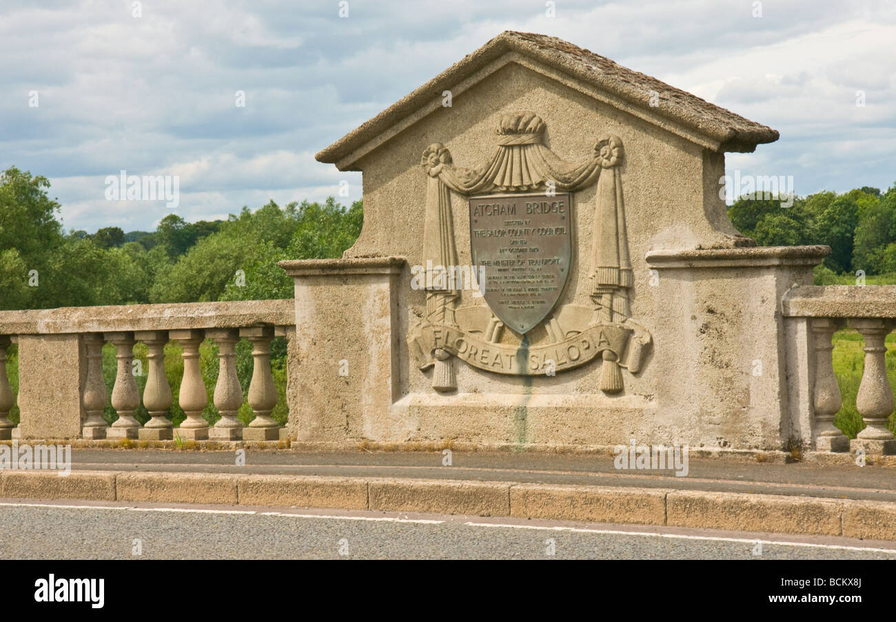 Atcham Bridge, Shropshire, England UK Stock Photo - Alamy