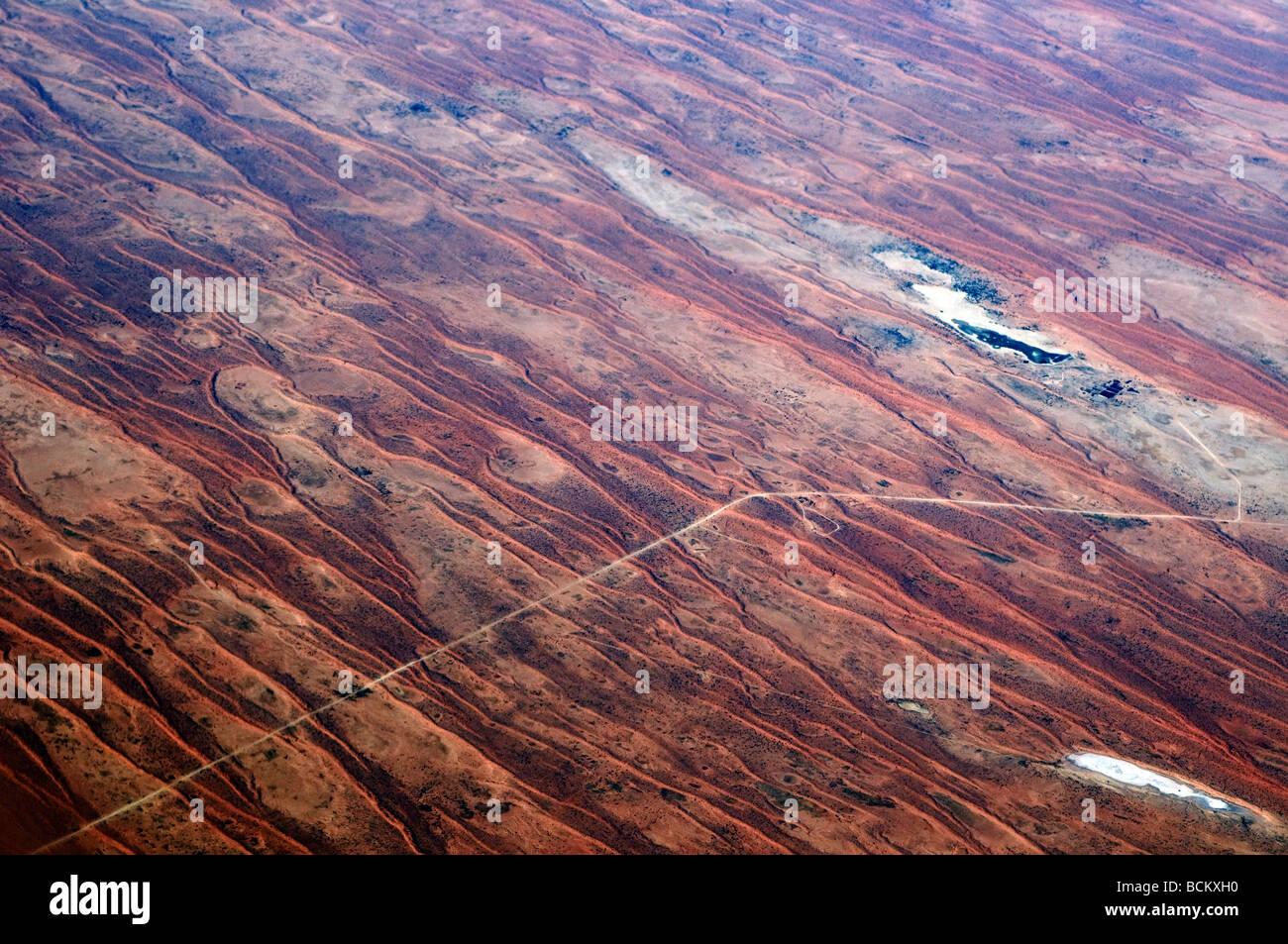 Aerial view of the Australian Outback Stock Photo - Alamy