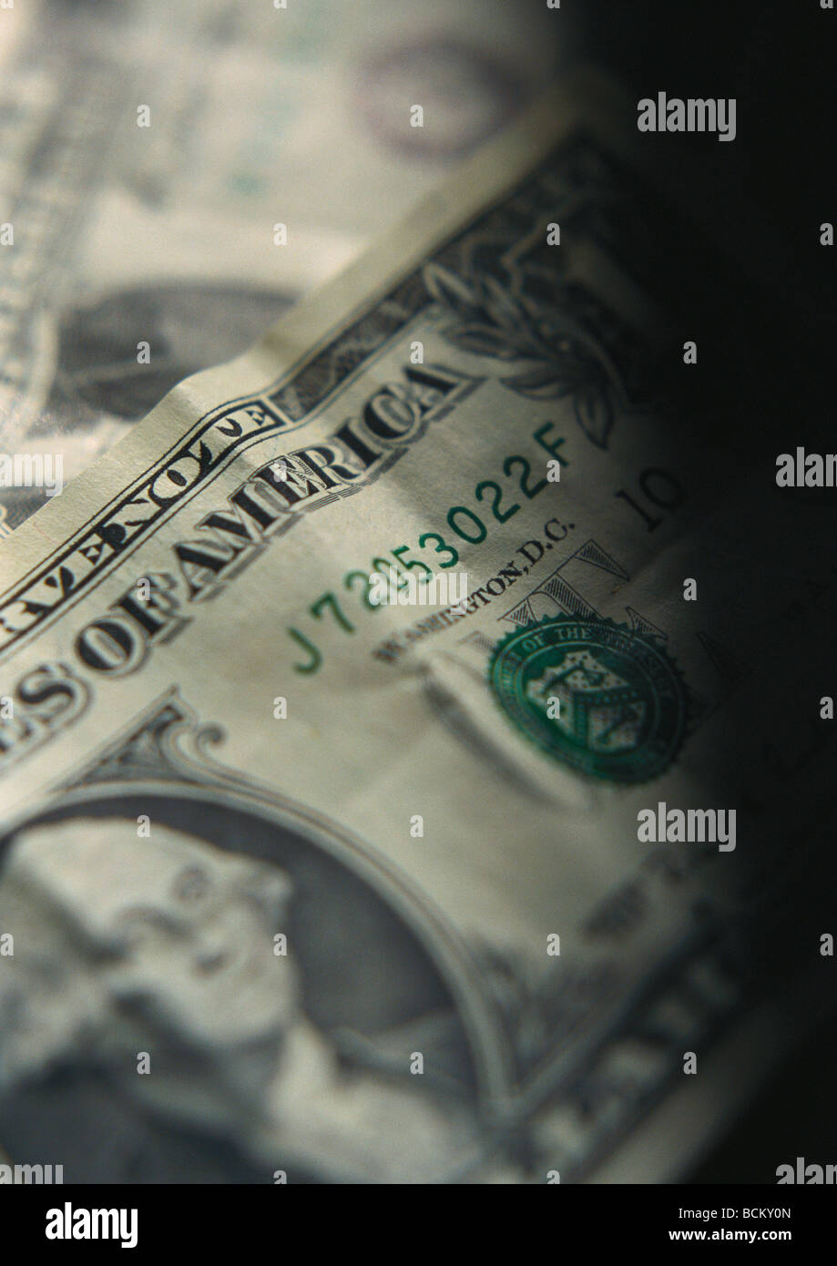 Dollar bills, close-up Stock Photo - Alamy