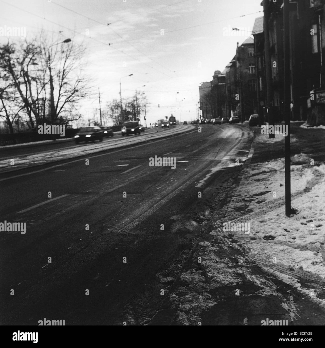 All weather road Black and White Stock Photos & Images - Alamy