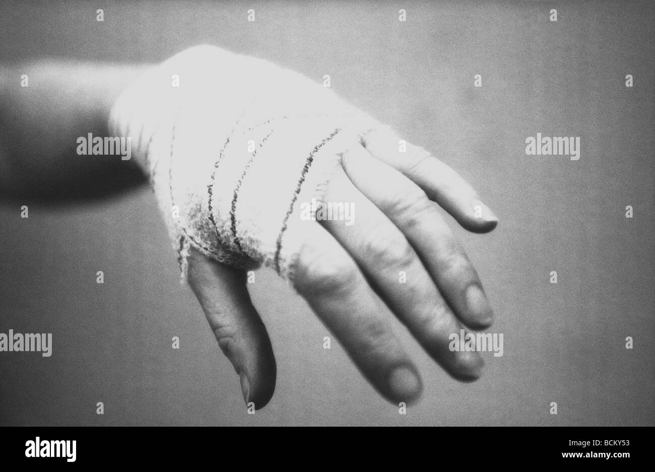 Bandaged hands hi-res stock photography and images - Alamy