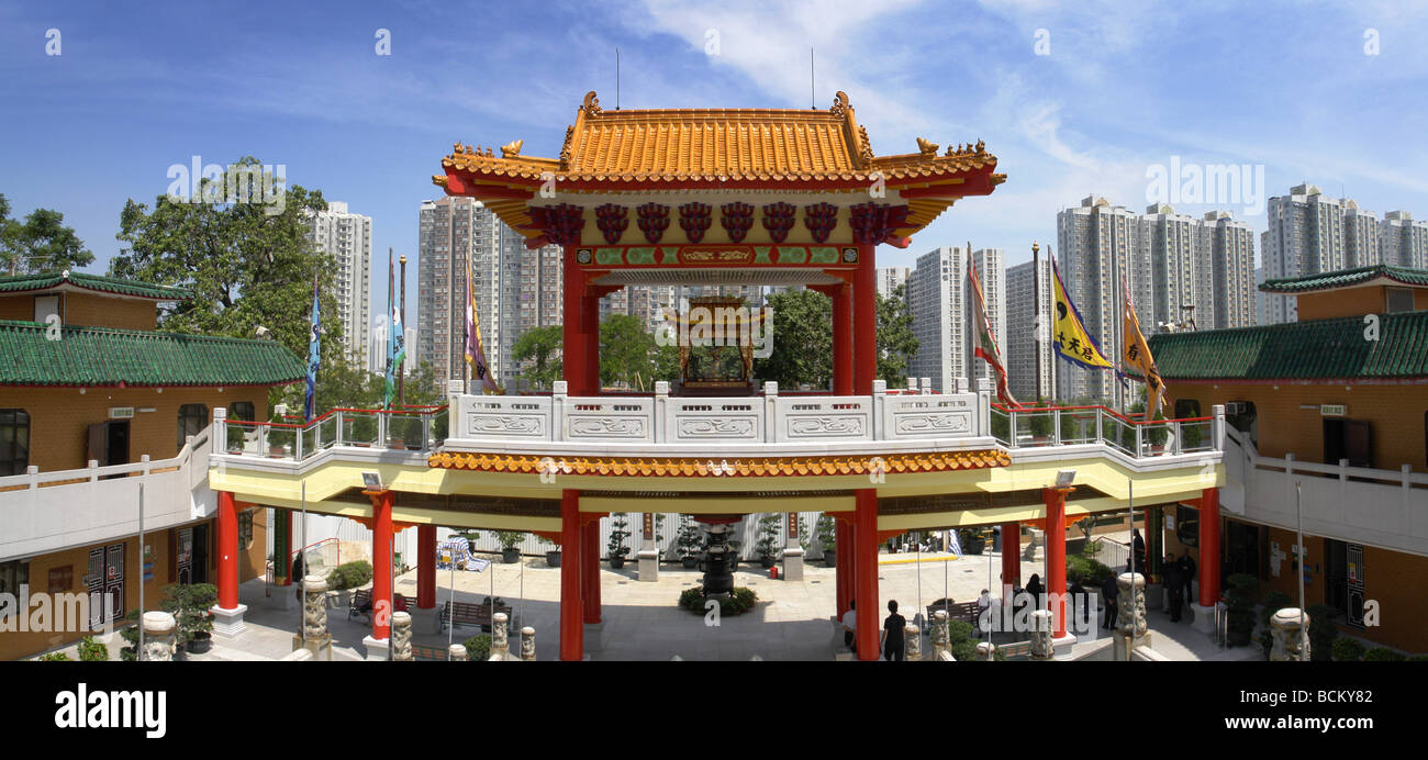 China Hong Kong Fanling Fung Ying Seen Koon temple, a Taoist temple ...