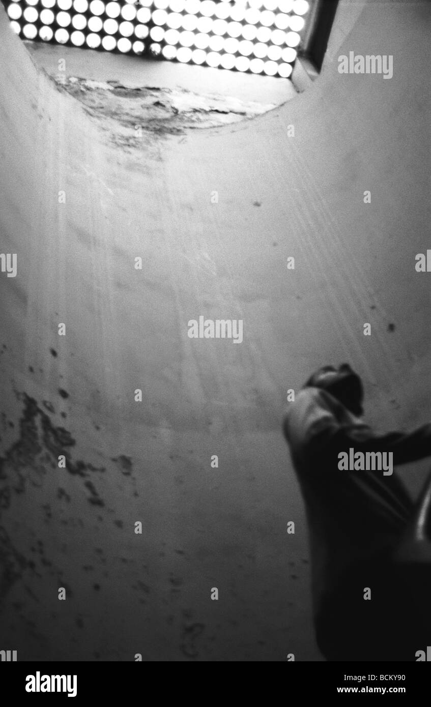 The upward angle of view Black and White Stock Photos & Images - Alamy