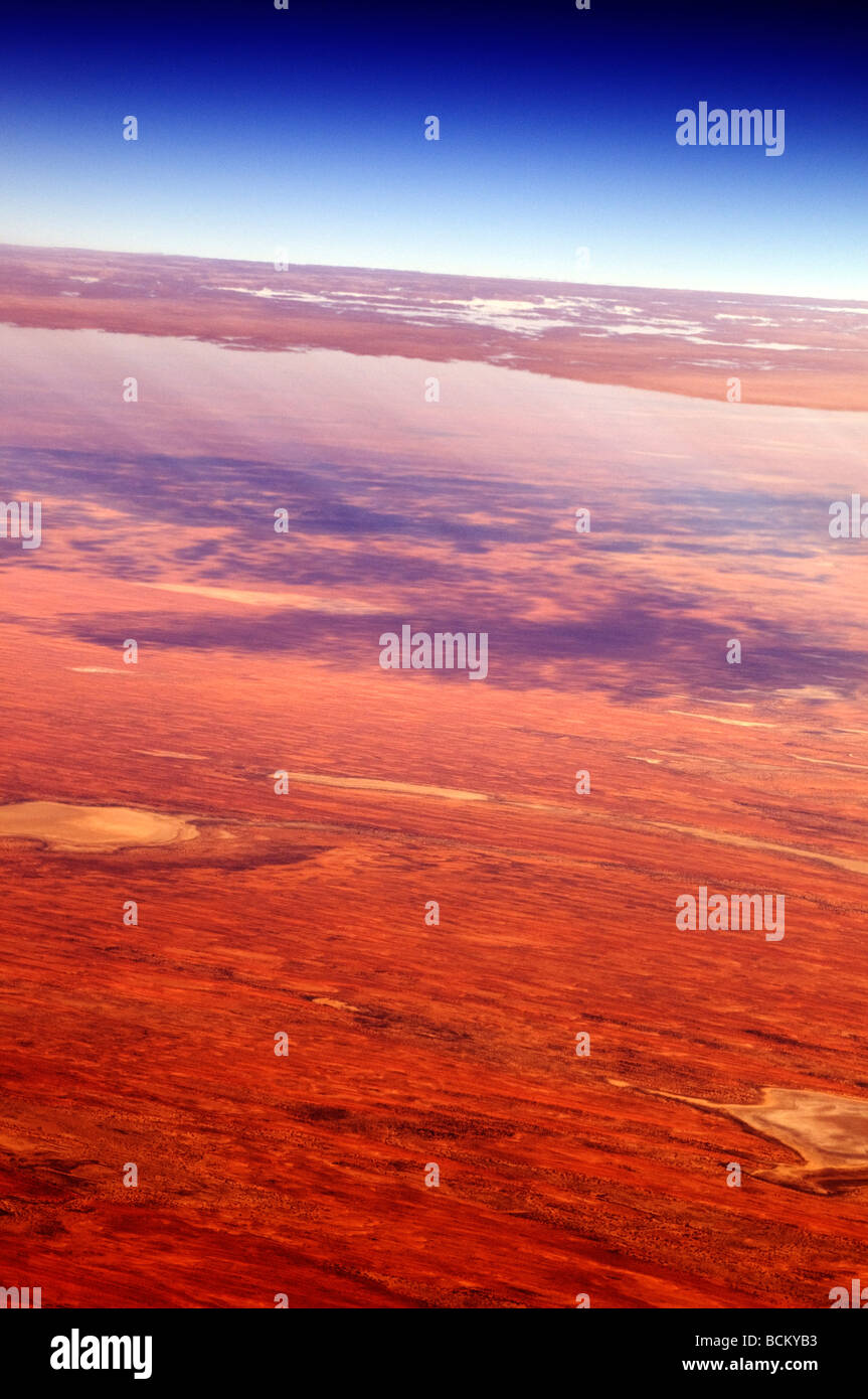 Aerial view of the Australian Outback Stock Photo - Alamy