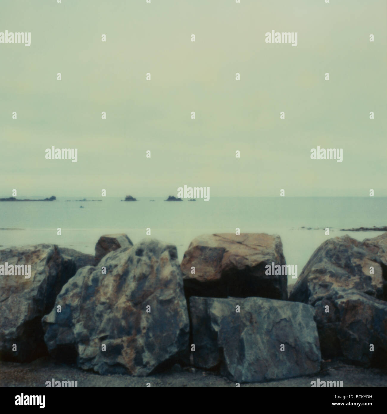 Rock seawalls hi-res stock photography and images - Alamy