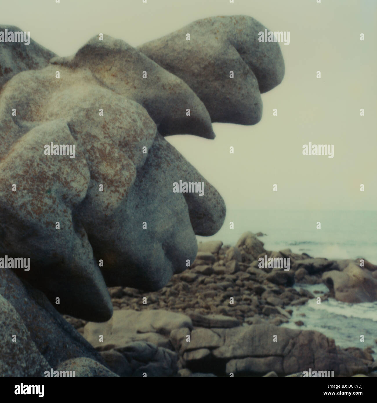 Rock formation at sea Stock Photo - Alamy