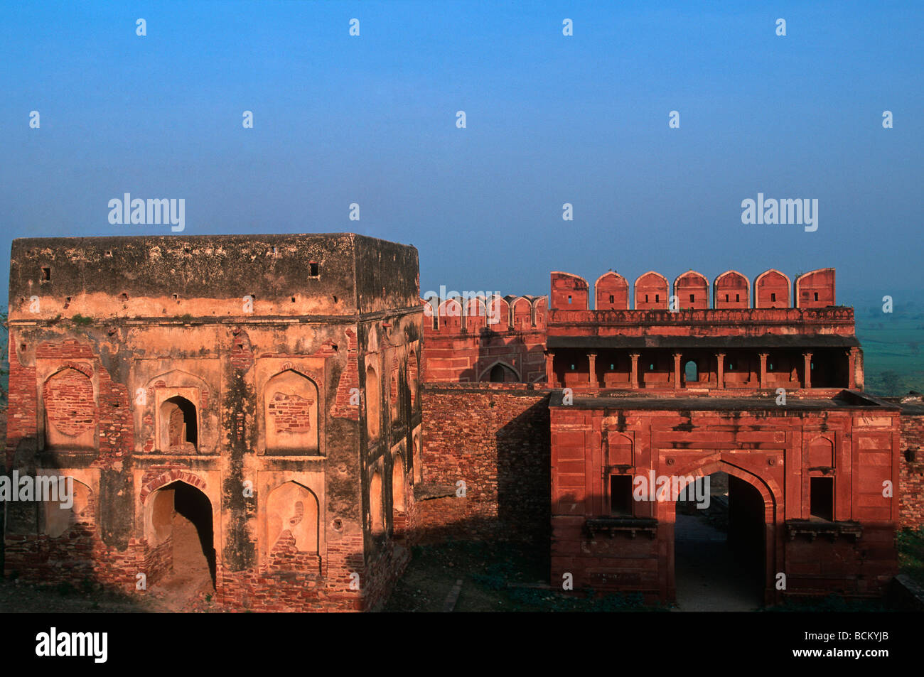 India Uttar Pradesh Fatehpur Sikri Jodh Bai Place built during second half of 16th century Stock ...