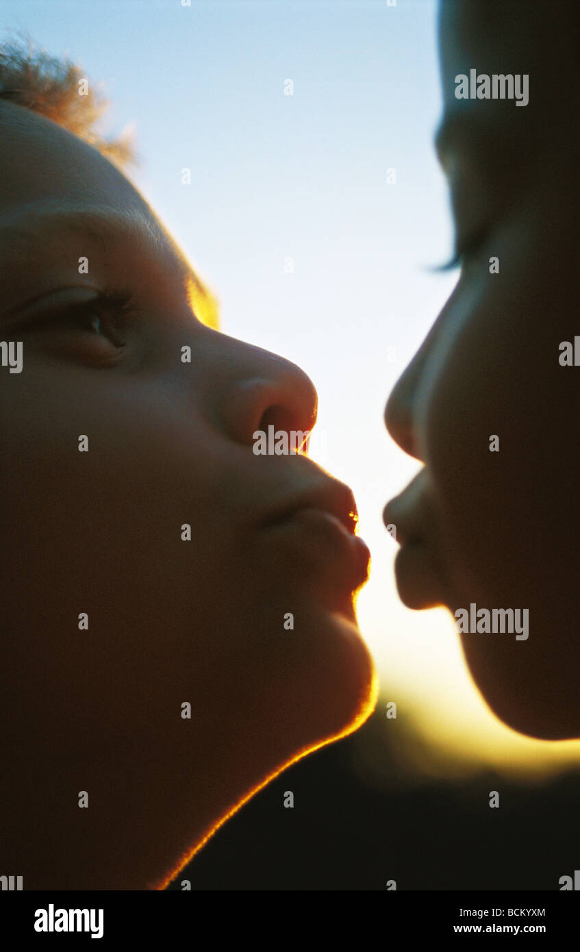 First kiss boy and girl hi-res stock photography and images - Alamy
