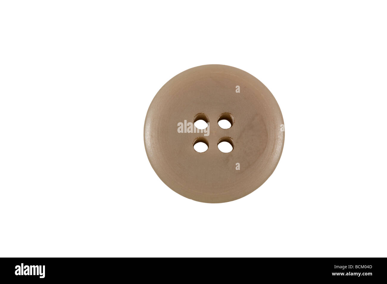 Beige white coloured button Stock Photo - Alamy