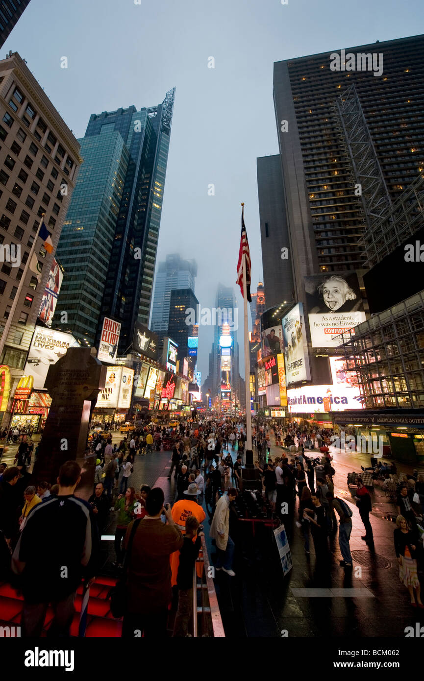 Times Square at Night Stock Photo - Alamy
