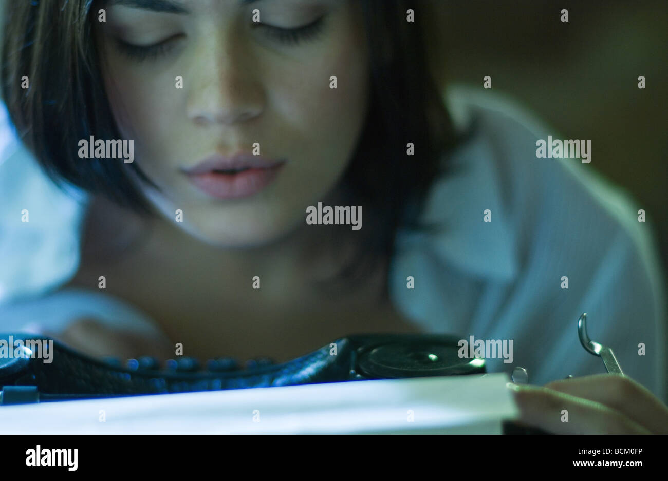 Lean forward up close hi-res stock photography and images - Alamy