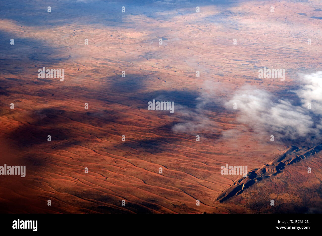 Aerial view of the Australian Outback Stock Photo - Alamy