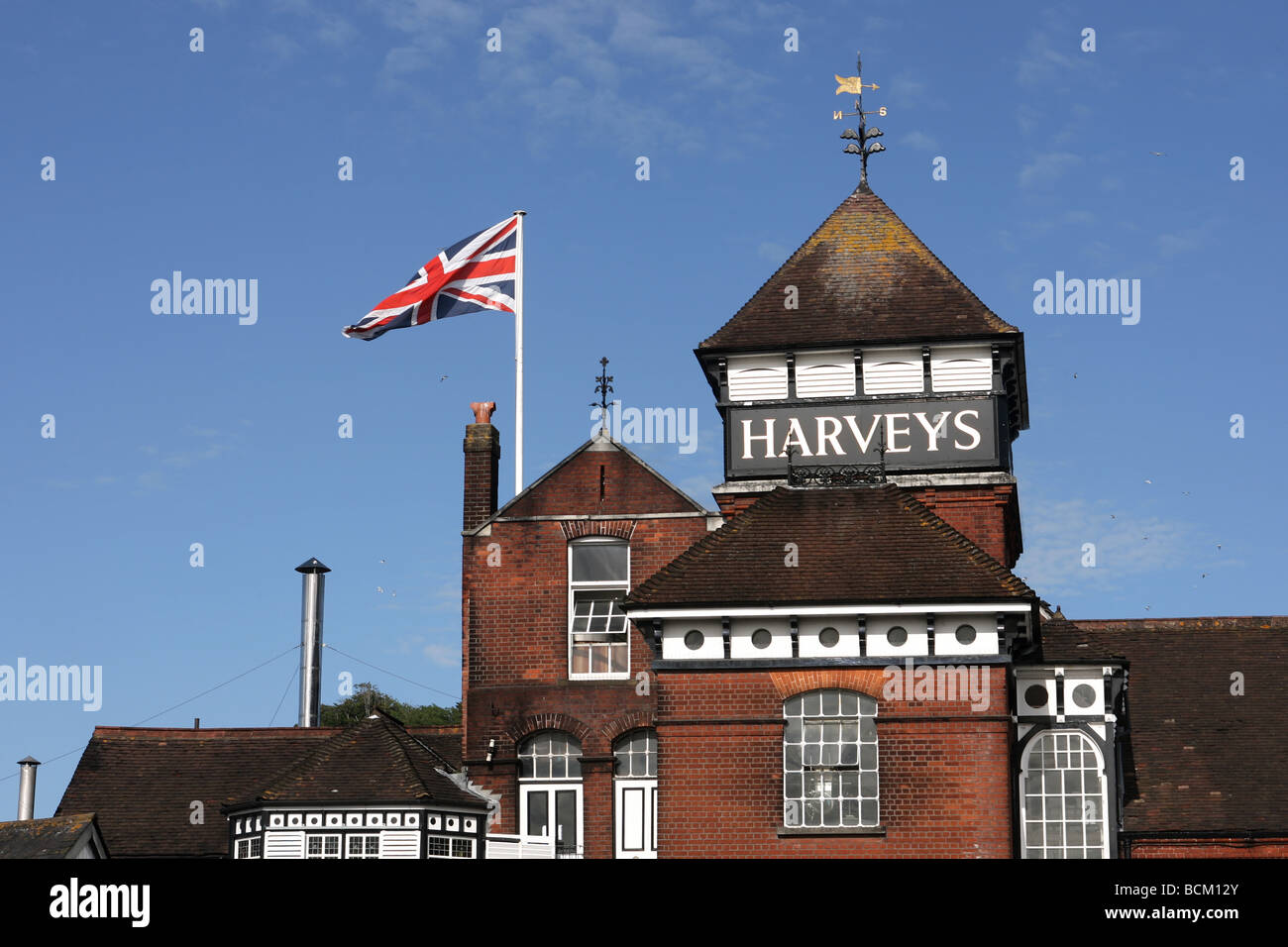 Harvey's Brewery Sign Stock Photo - Alamy