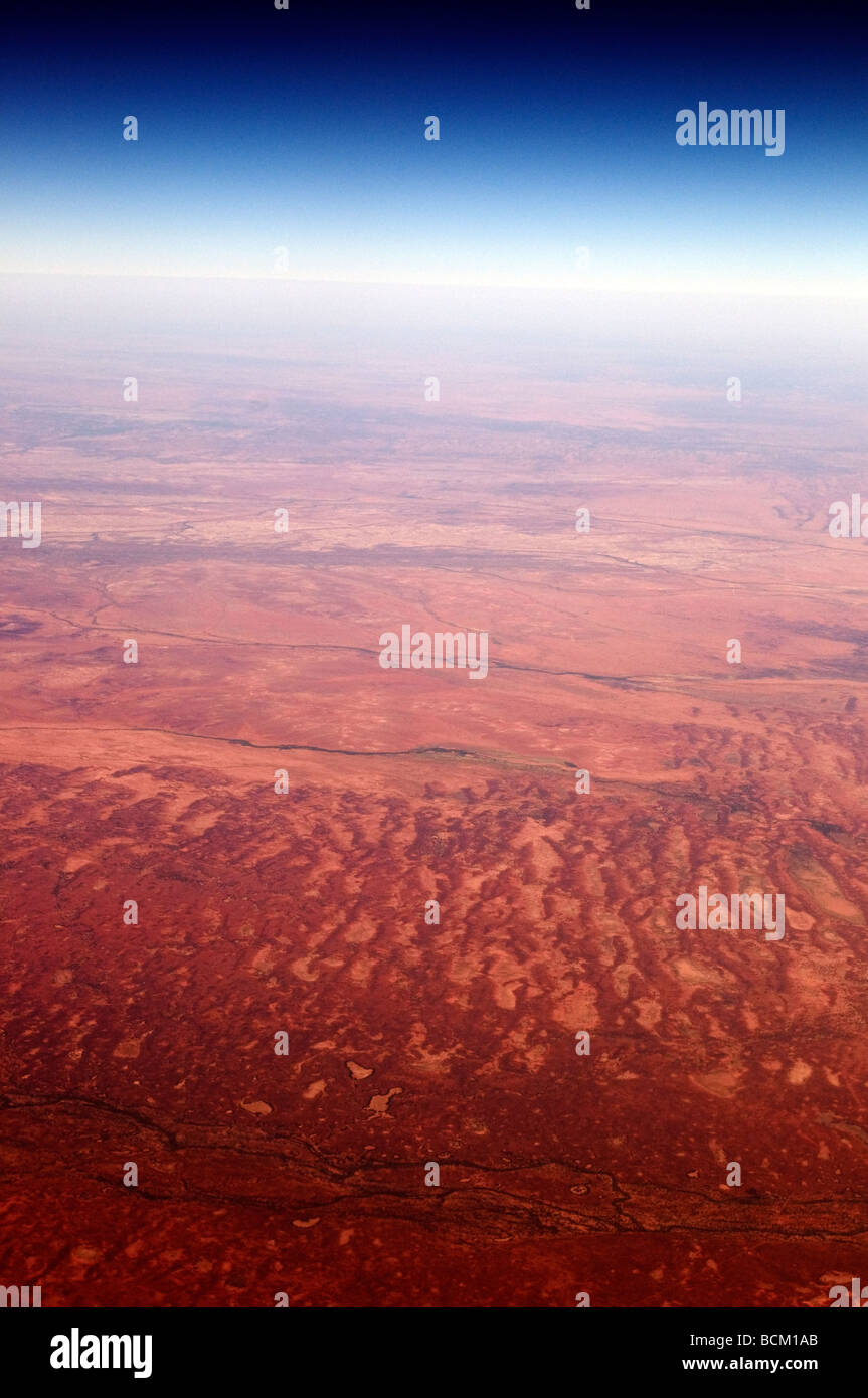 Aerial view of the Australian Outback Stock Photo - Alamy