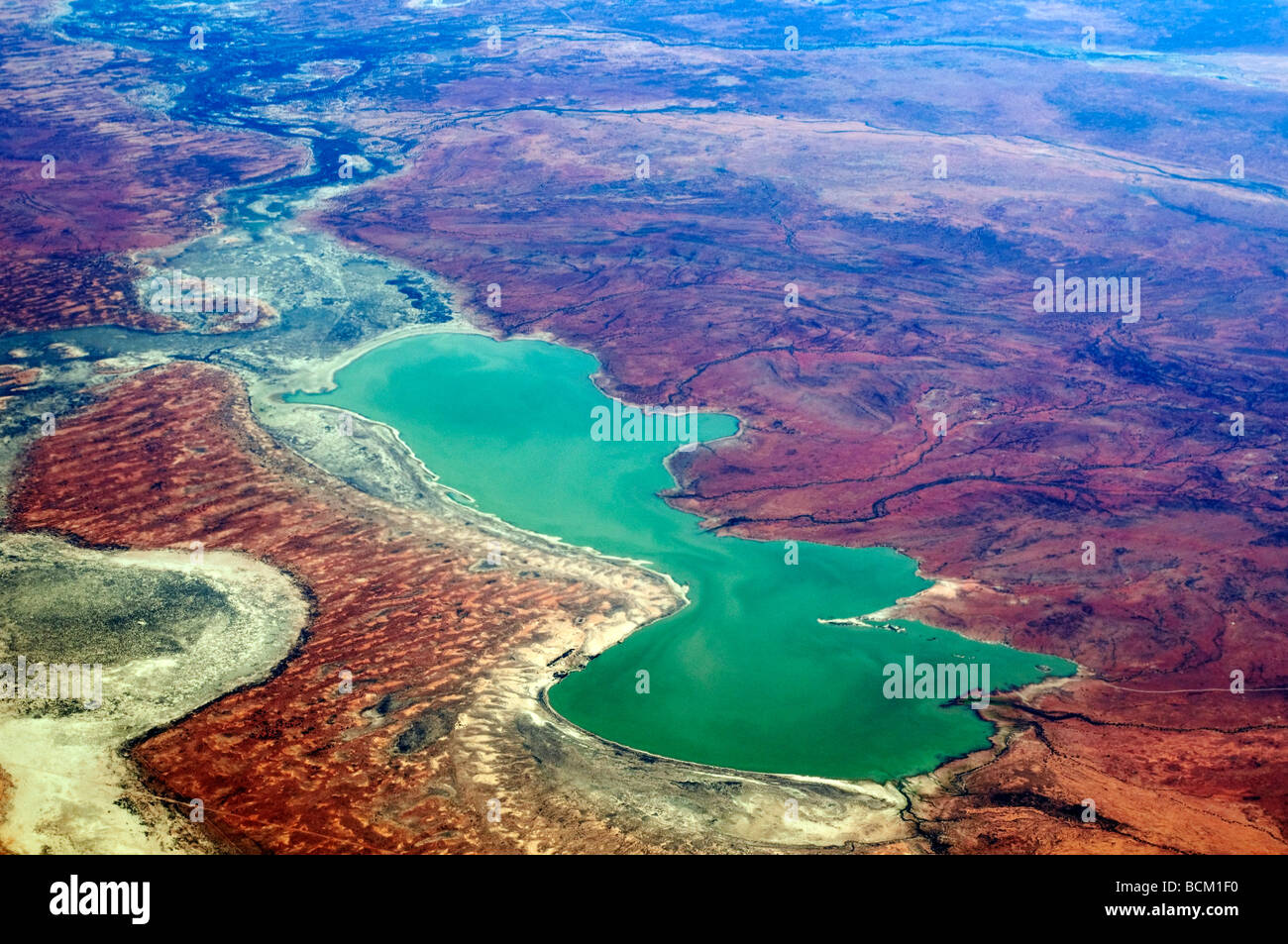 Aerial view of the Australian Outback Stock Photo - Alamy