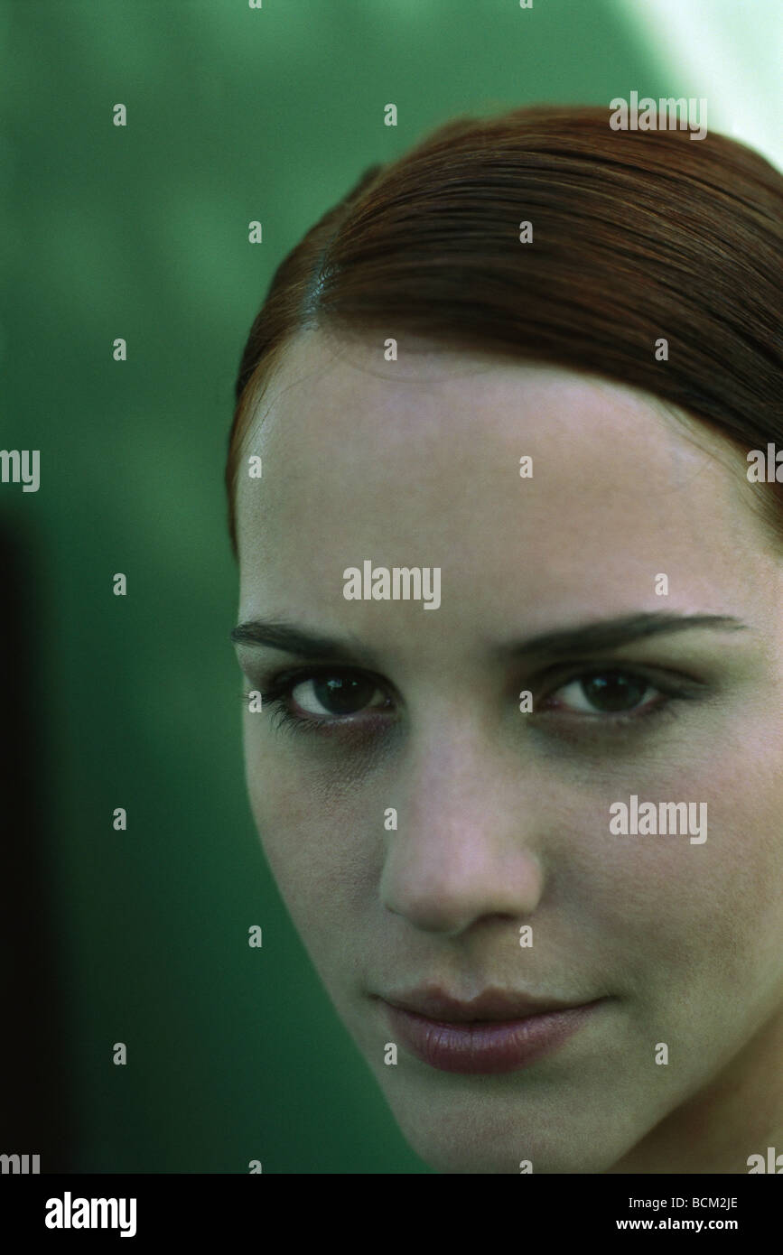 Woman looking at camera, portrait Stock Photo - Alamy