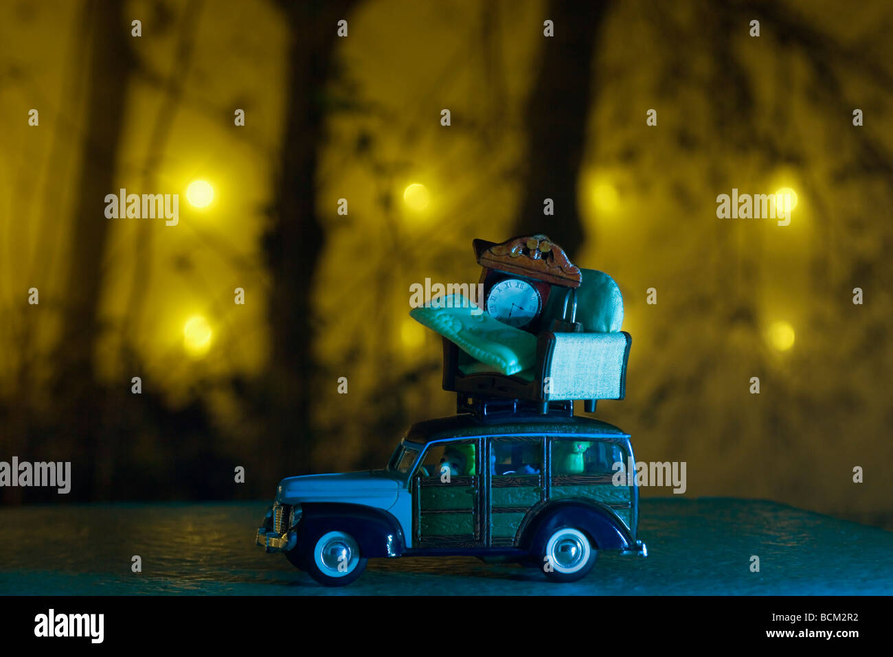 Top view toy car hi-res stock photography and images - Alamy