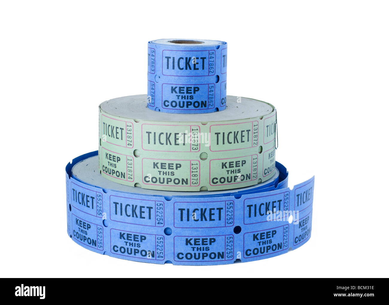 Blue Raffle Tickets High Resolution Stock Photography and Images - Alamy